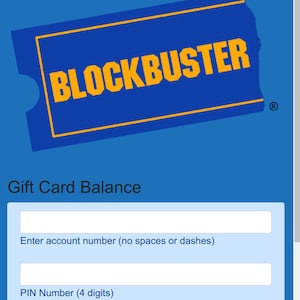 Blockbuster Prank Gag Gift Cards (4), Great for Birthdays Christmas ...