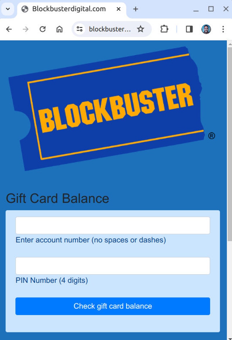Blockbuster Prank Gag Gift Cards (4), Great for Birthdays Christmas ...
