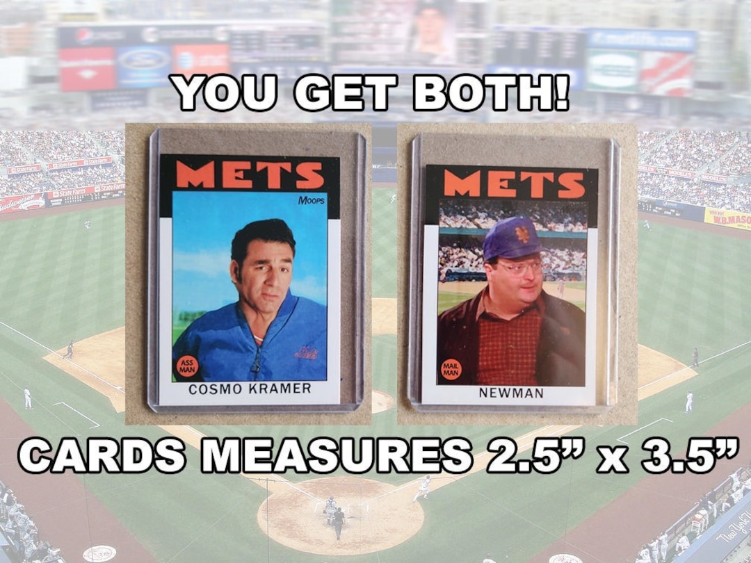 You Get Both! Seinfeld Kramer and Newman Retro Style Baseball Card NY ...