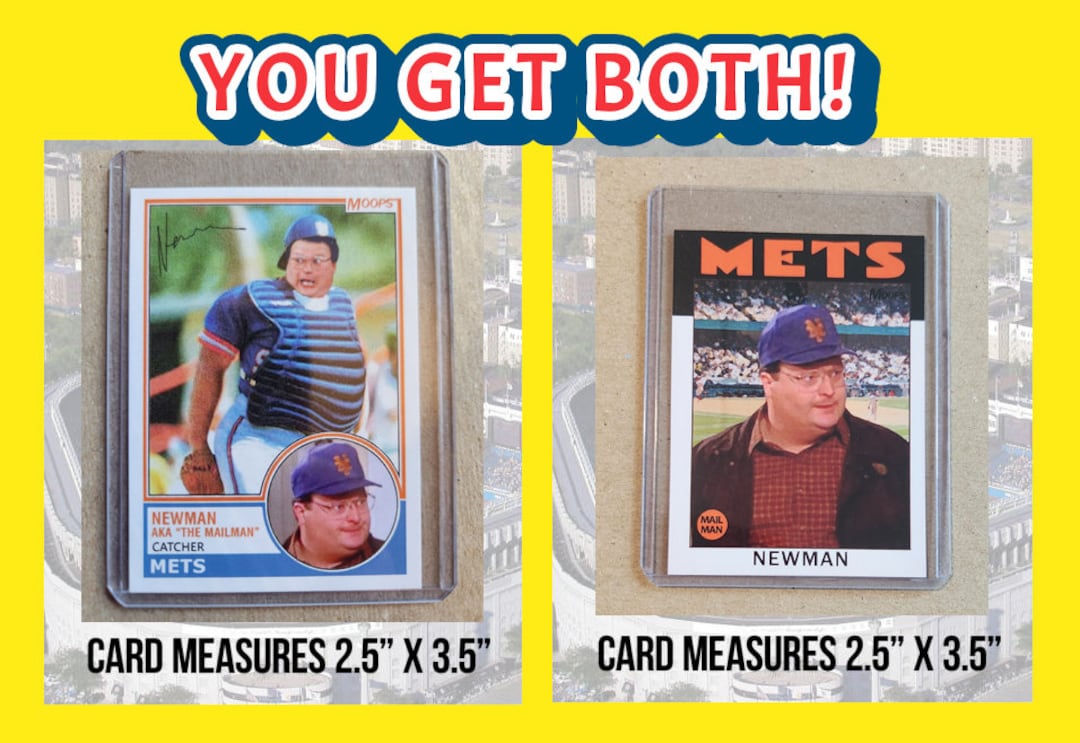 Seinfeld Newman Baseball Cards NY Parody Art ACEO. You Get Both! - Etsy