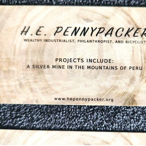 Twenty Five H.E. Pennypacker Business Cards Free Shipping Art Parody ...