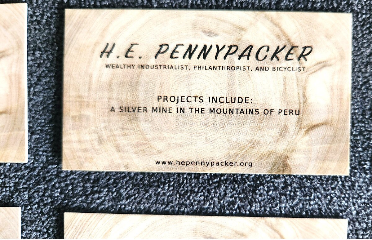 Twenty Five H.E. Pennypacker Business Cards Free Shipping Art Parody ...