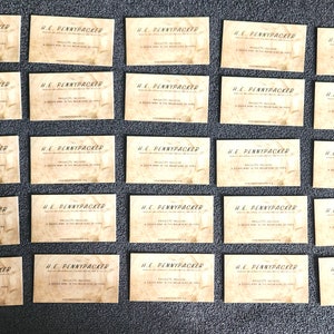 Twenty Five H.E. Pennypacker Business Cards Free Shipping Art Parody ...