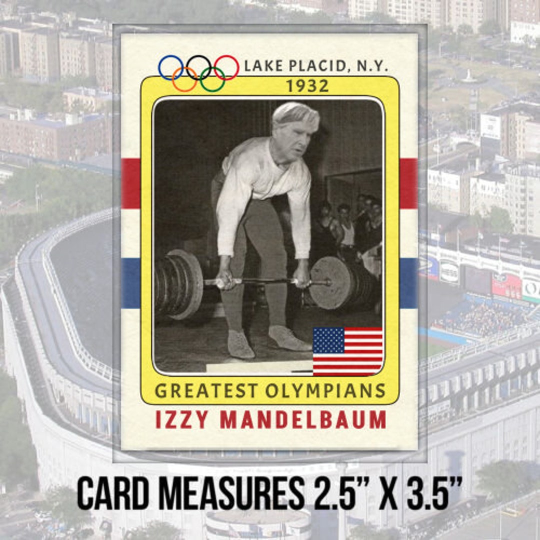Izzy Mandelbaum Seinfeld 1932 Retro Style Olympic Trading Card Art ACEO ...