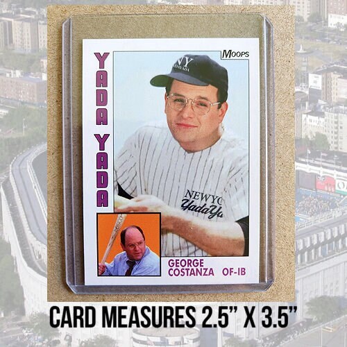 Seinfeld George Costanza 1984 Yada Yada Retro Style Baseball Card ...