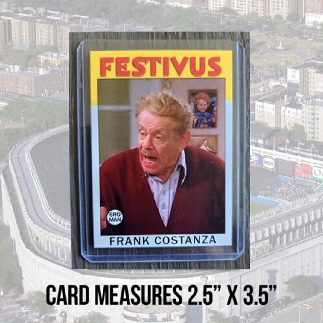 Frank Costanza 1986 Retro Style Baseball Card New York Parody Art ACEO ...