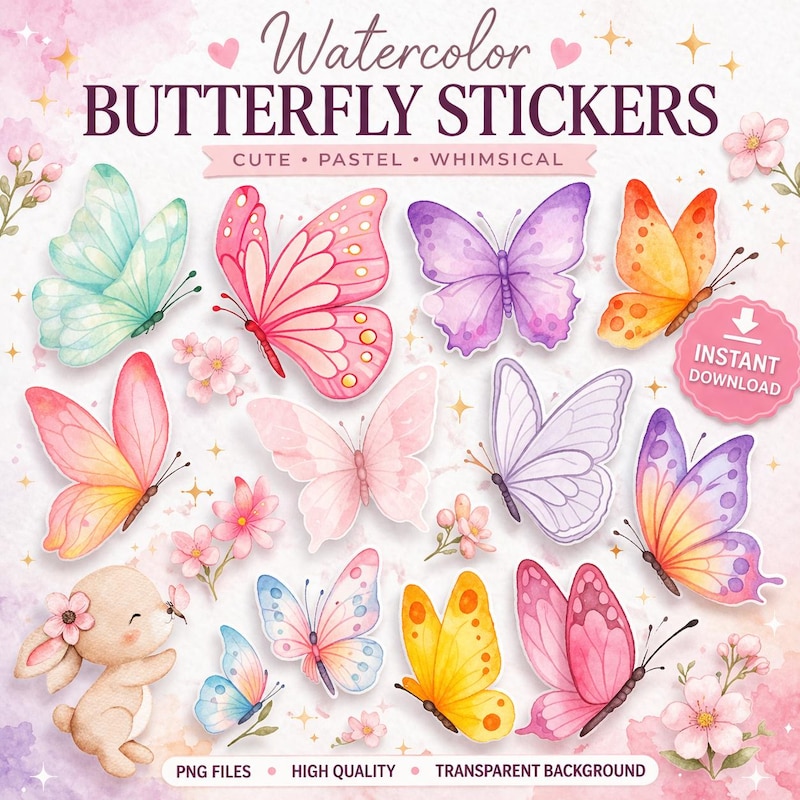 Pastel Butterfly - Etsy