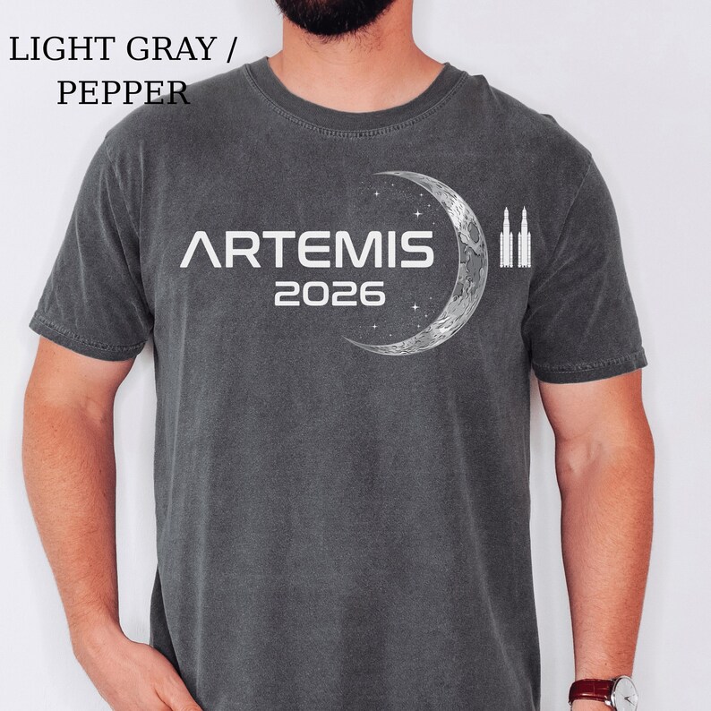 Artemis 2026 Moon Phase Graphic Shirt, Space Mission Tee - Etsy UK
