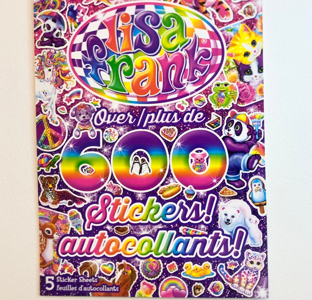 Lisa Frank Sticker Book - Etsy