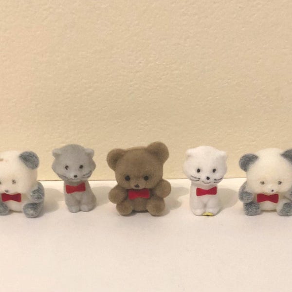 Flocked Bear - Etsy UK