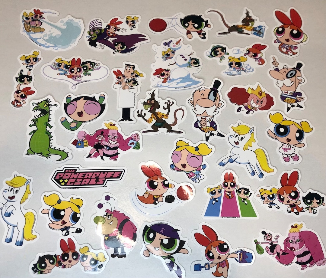 Powerpuff Girls Stickers - Etsy