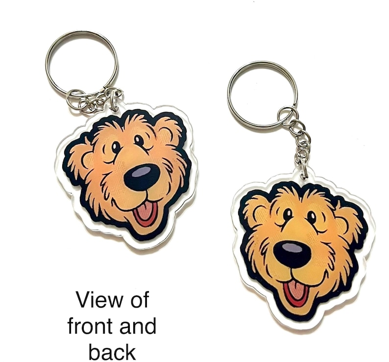 Bear in the Big Blue House Keychain - Etsy