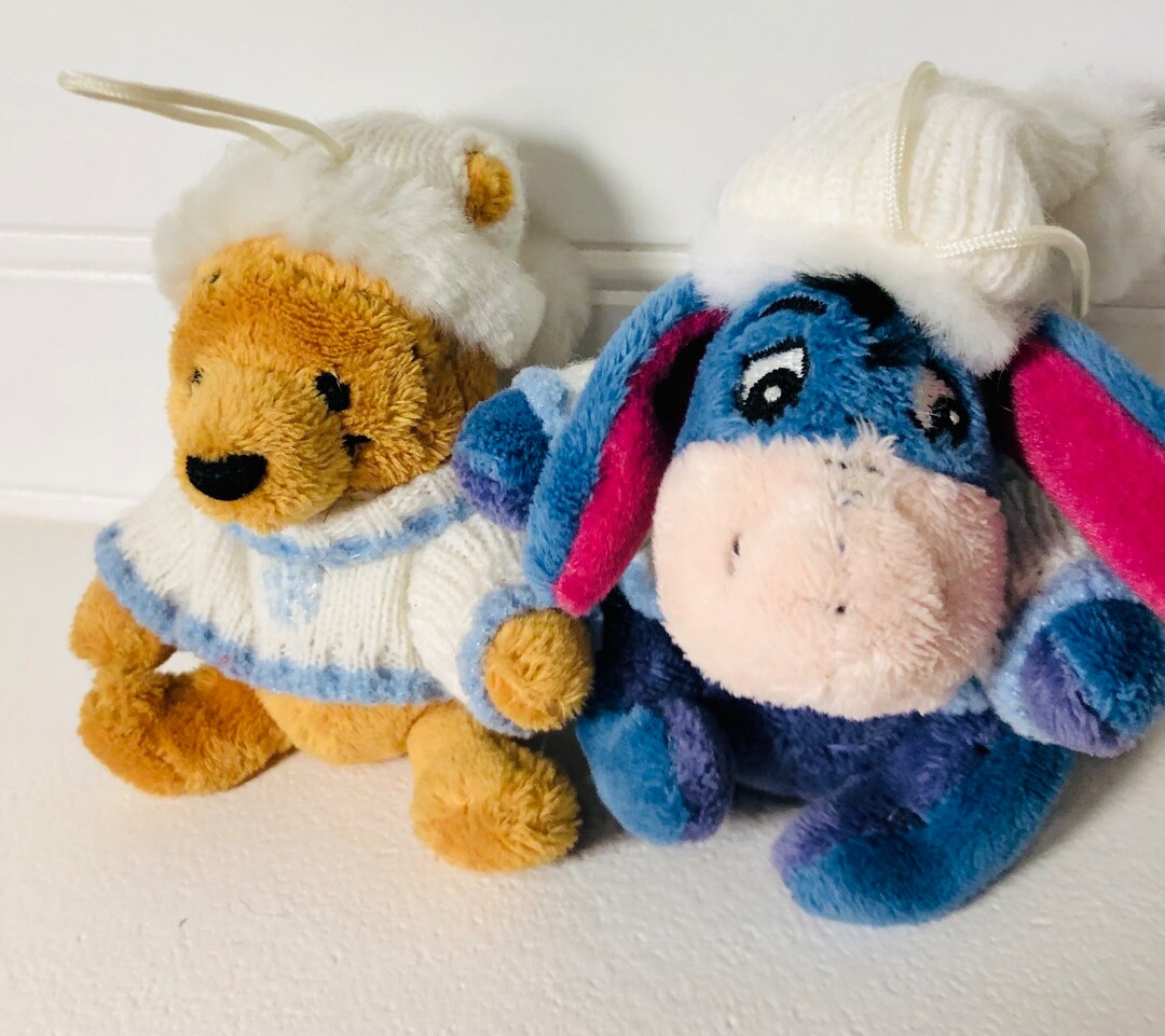 Two Mini Winnie the Pooh Plushies - Etsy