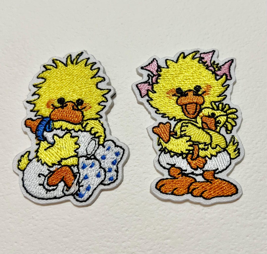 2 Witzy, Little Suzy's Zoo Embroidered Appliqué Patches - Etsy