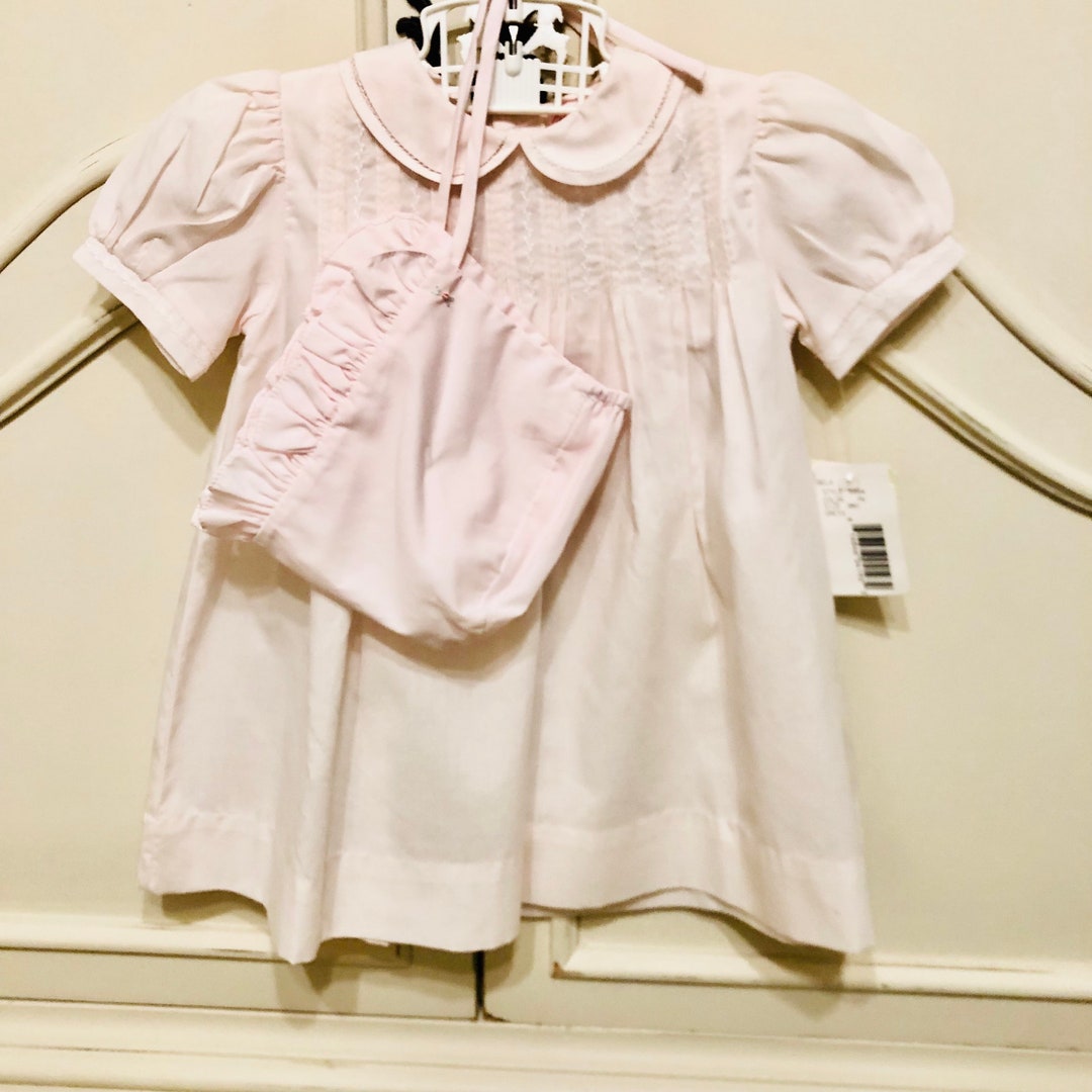 Sz 9 Mo. Petit Ami Baby Dress W/ Bonnet - Etsy