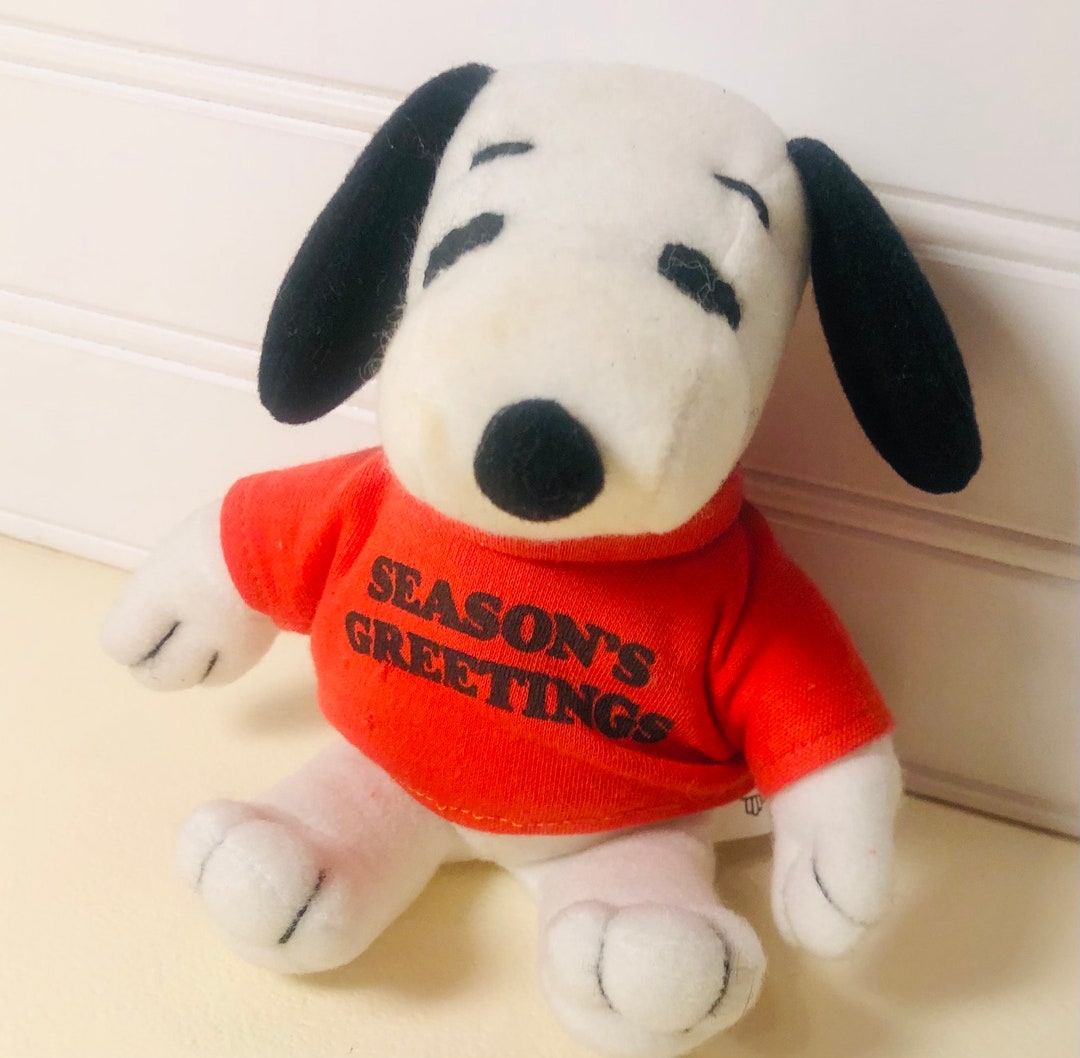 Snoopy Plush Doll 8 Inches Tall - Etsy