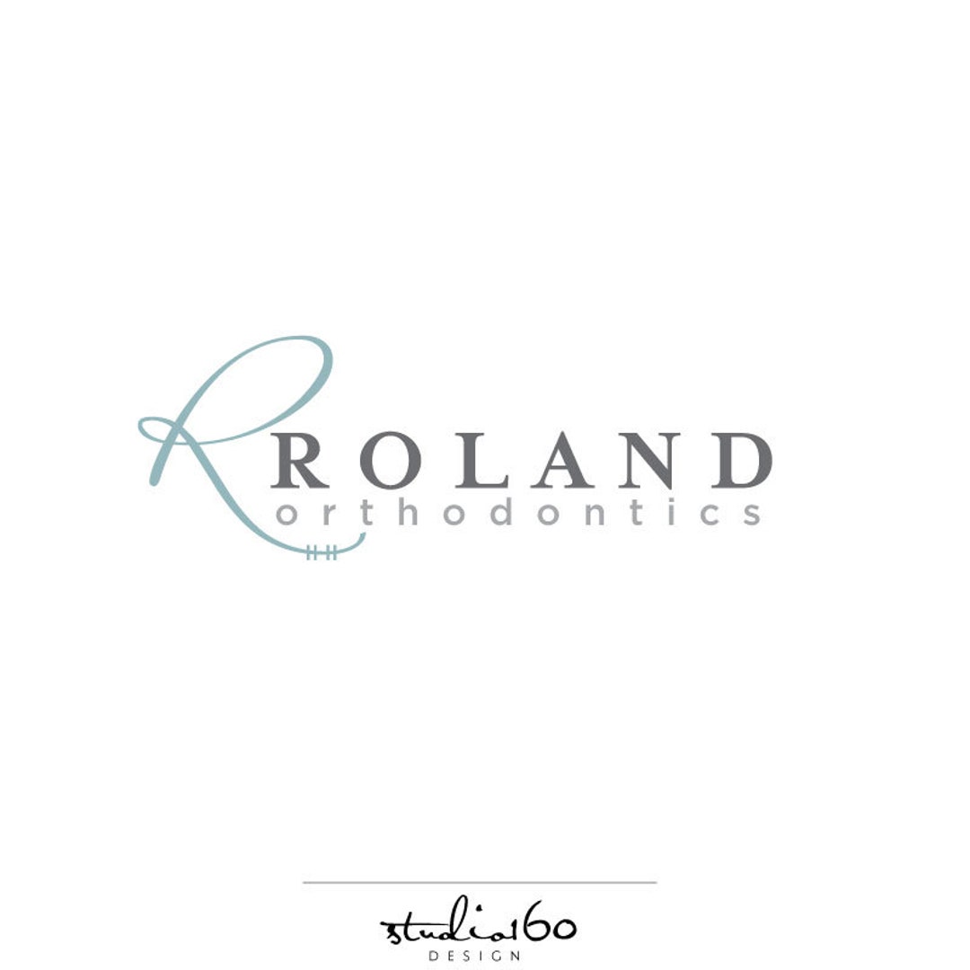 Dental Logo Orthodontist Logo Braces Logo Custom Logo - Etsy