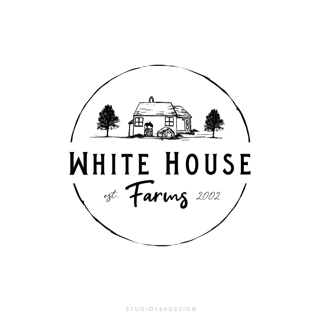 Farm Logo Design Premium Branding Package Farmhouse Logo Rustic Farm ...