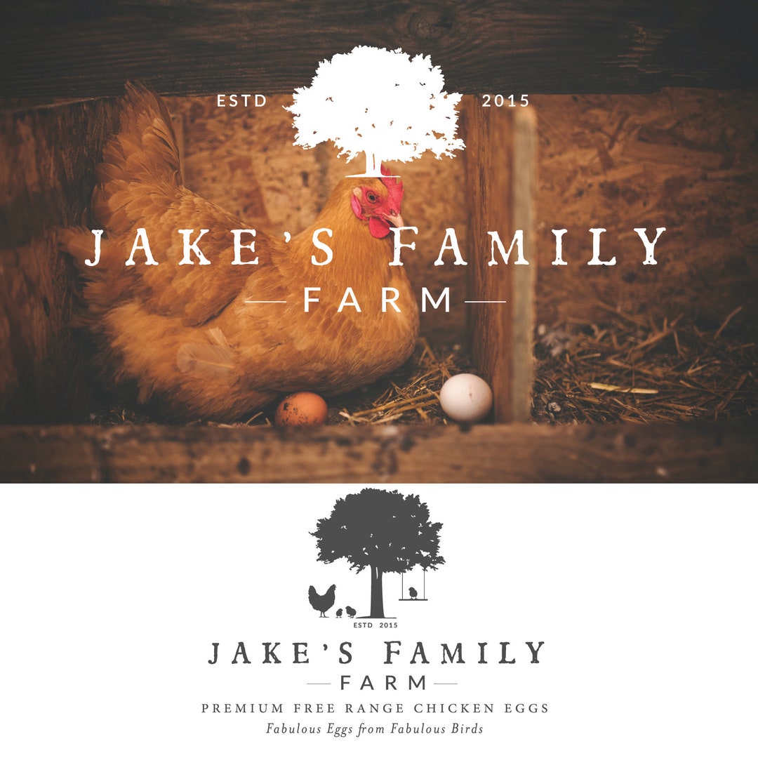 Farm Logo Design - Premium Branding Package - Custom Logo Design ...