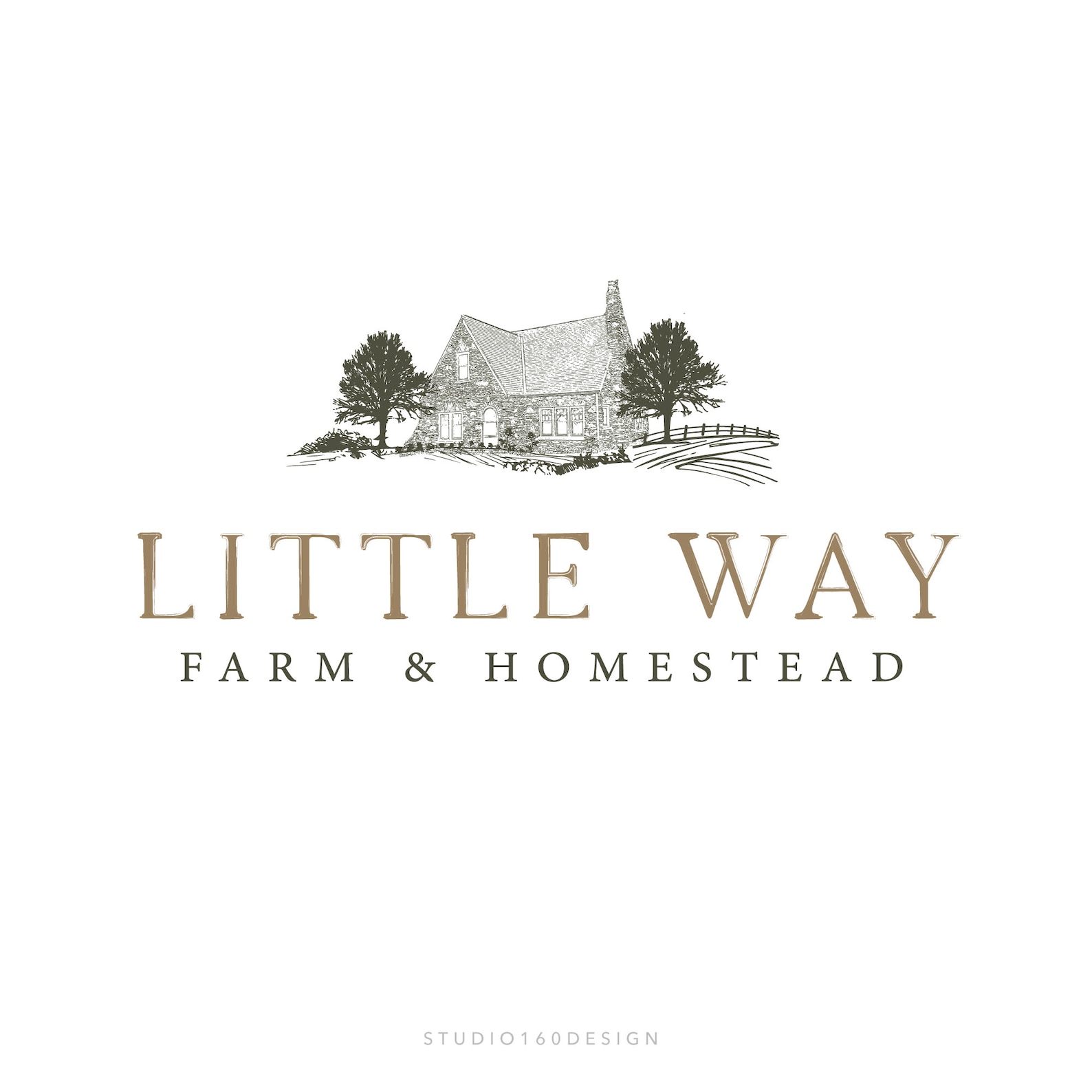 Farm Logo Vintage Style Logo Premium Branding Package Logo Suite House ...