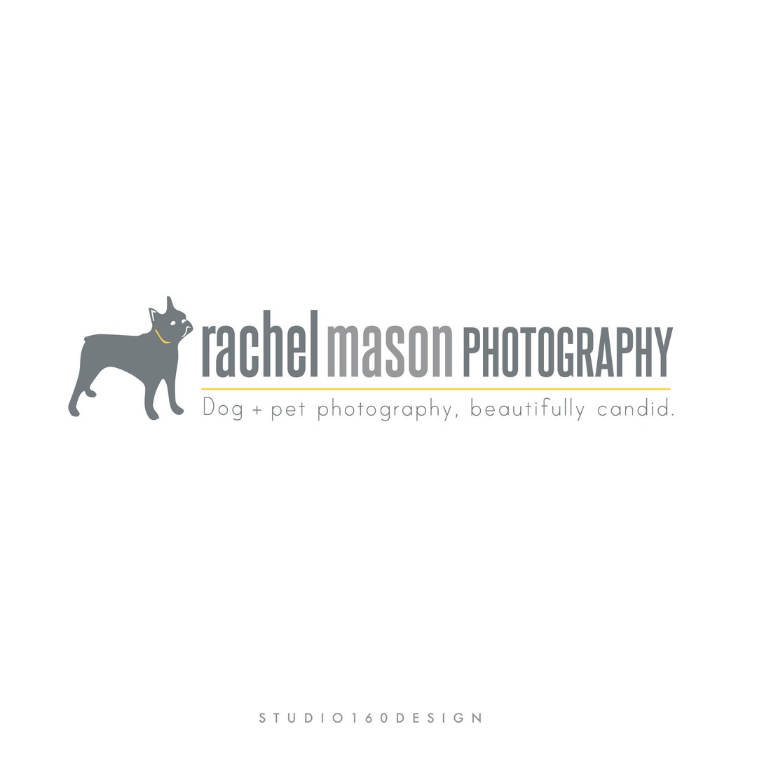 Pet Photography Logo - Custom Photography Logo - Dog Logo - Sticker ...