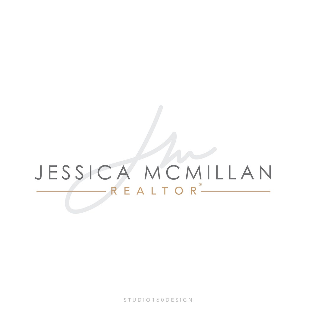 Custom Real Estate Logo Design: Elegant Realtor Branding - Etsy