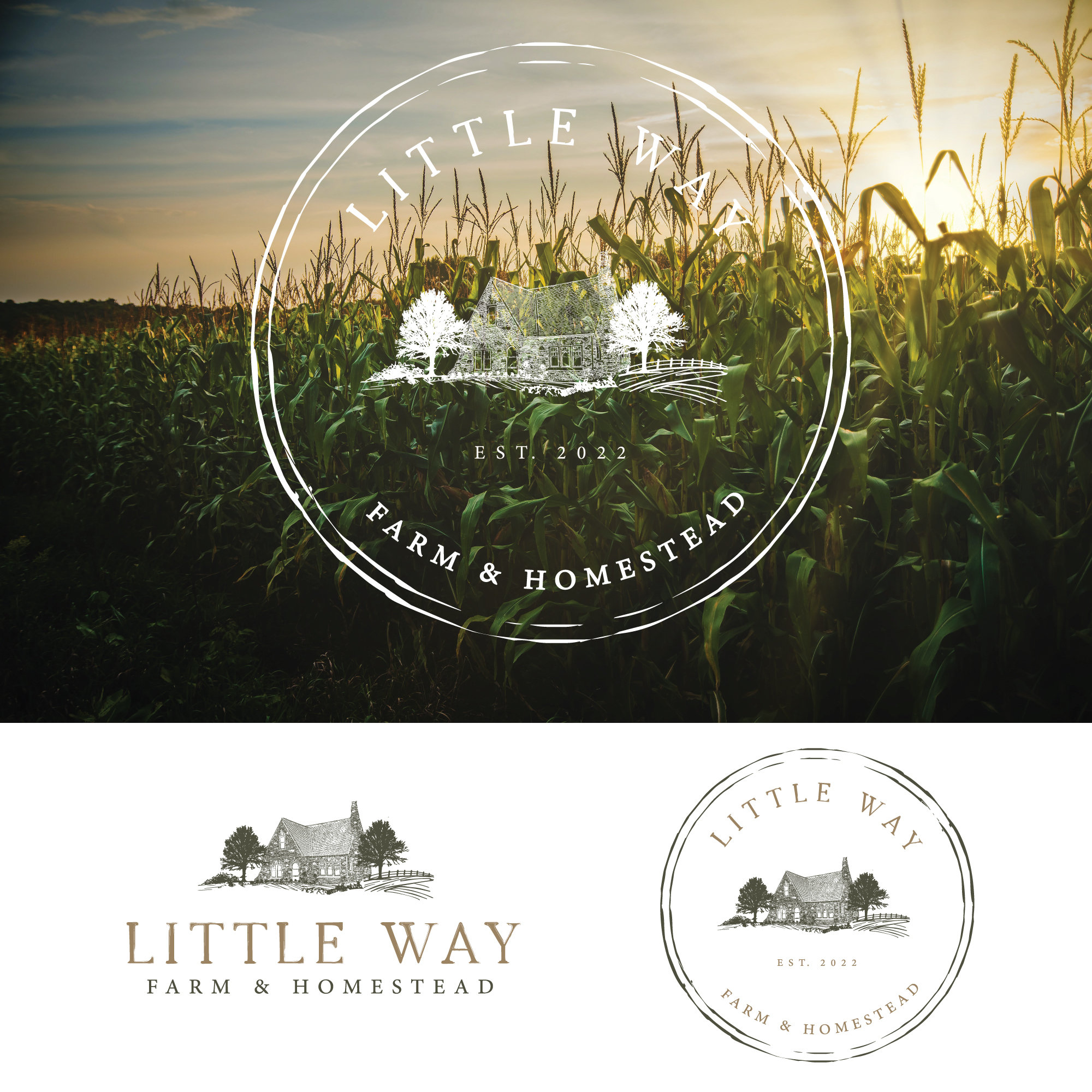 Farm Logo Premium Branding Package Custom Logo Design Barn Logo Design ...