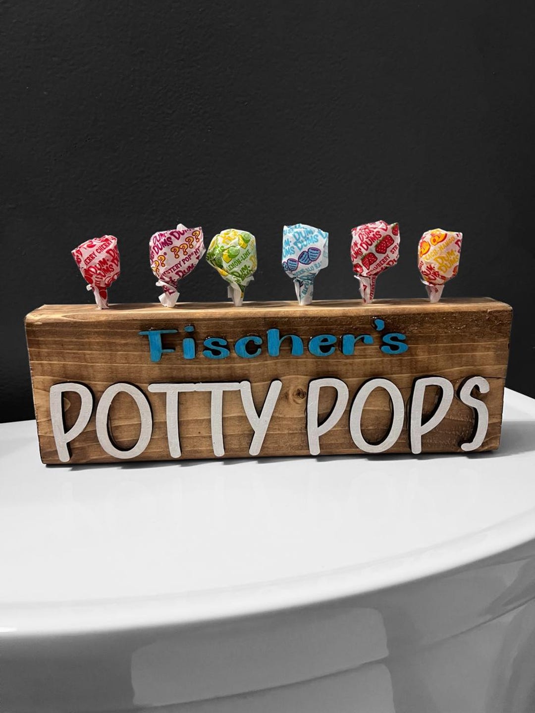 Potty Pops Stand; Custom Potty Pop; Training Tool for Kids - Etsy