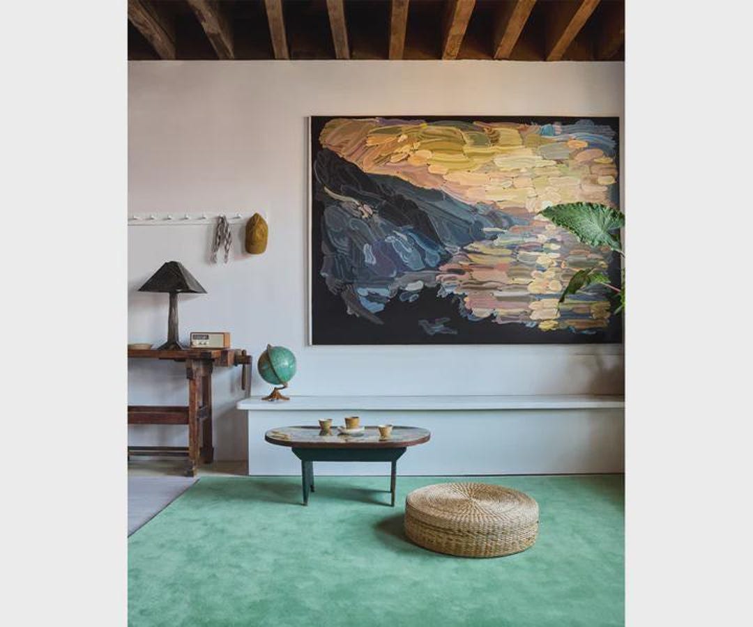 Handcrafted Plain Green Wool Rug – Nature-inspired Modern Carpet - Etsy