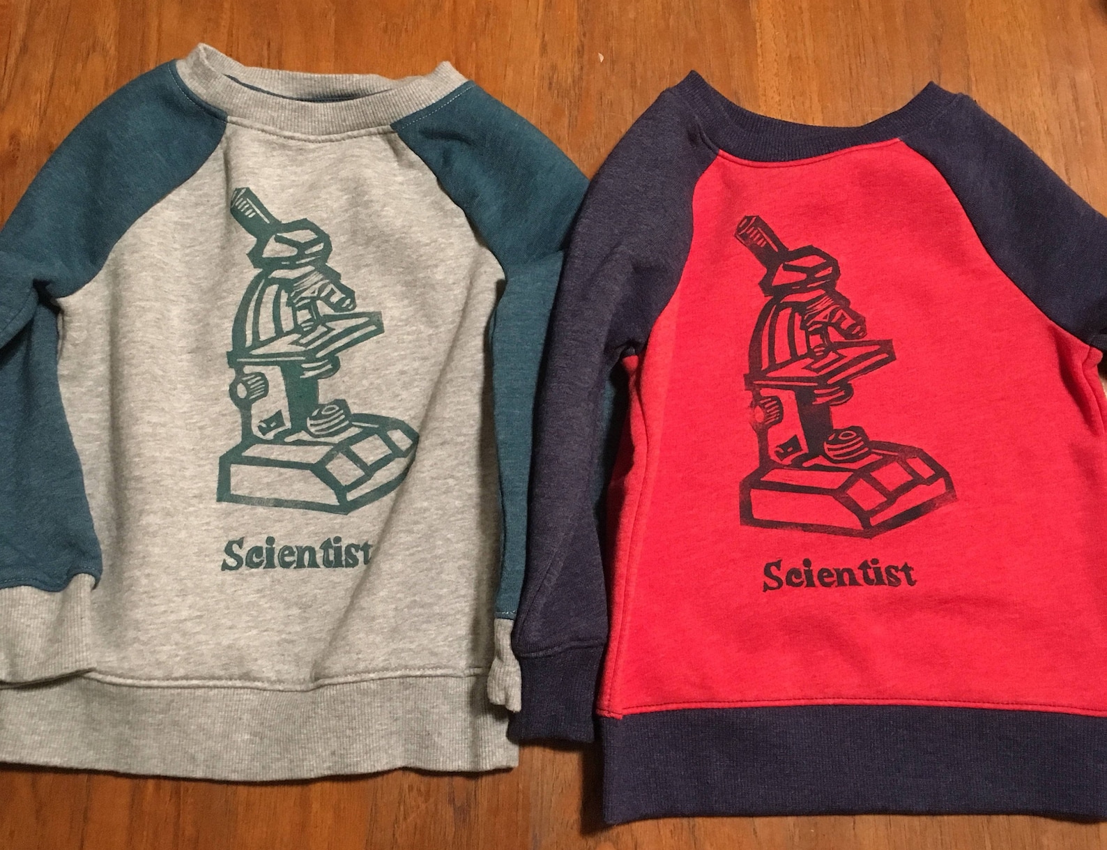 Microscope Scientist Sweatshirt in Toddler Sizes - Etsy