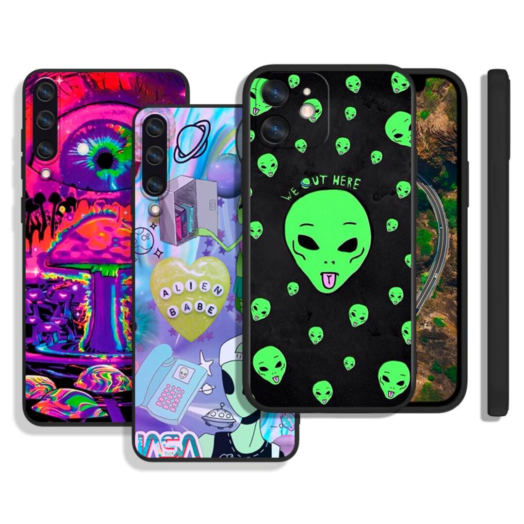 Alien UFO Space Protective Phone Cases for Iphone, Samsung and Other ...