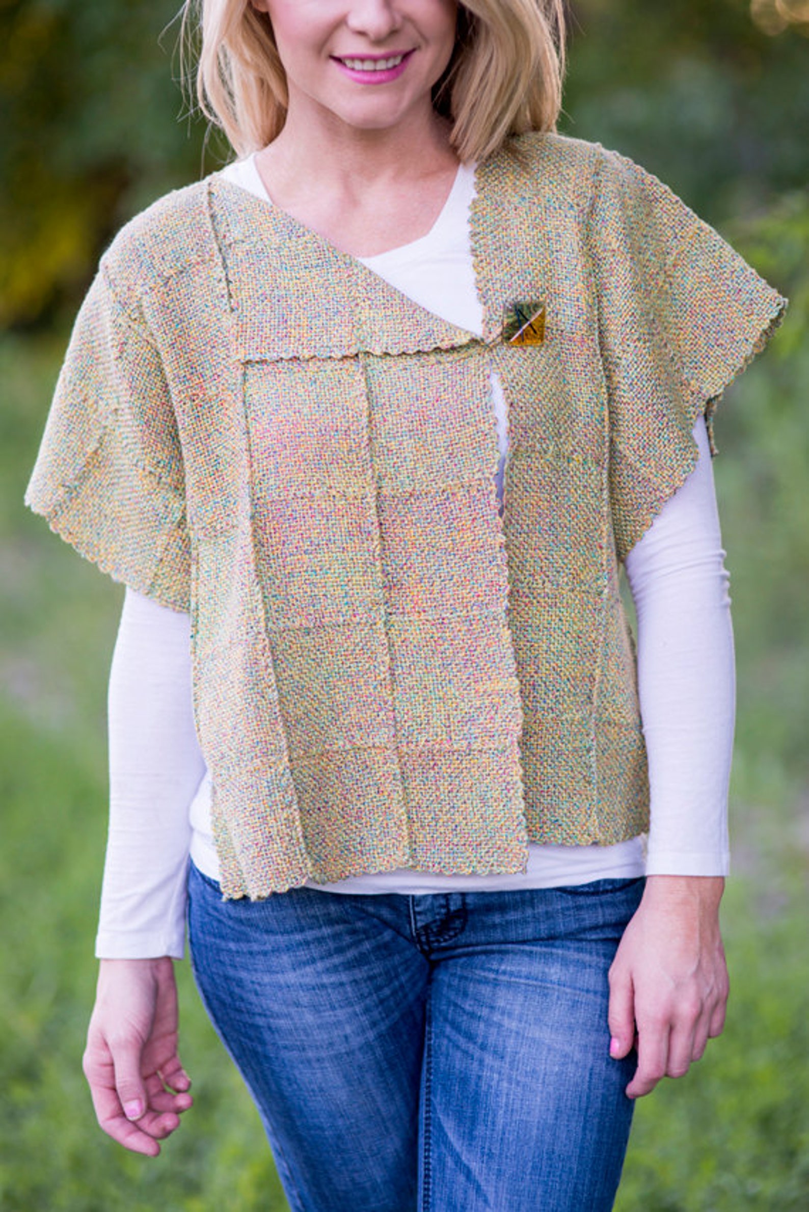 Spring Jacket PDF Weaving Pattern for Pin or Zoom Loom Instant - Etsy