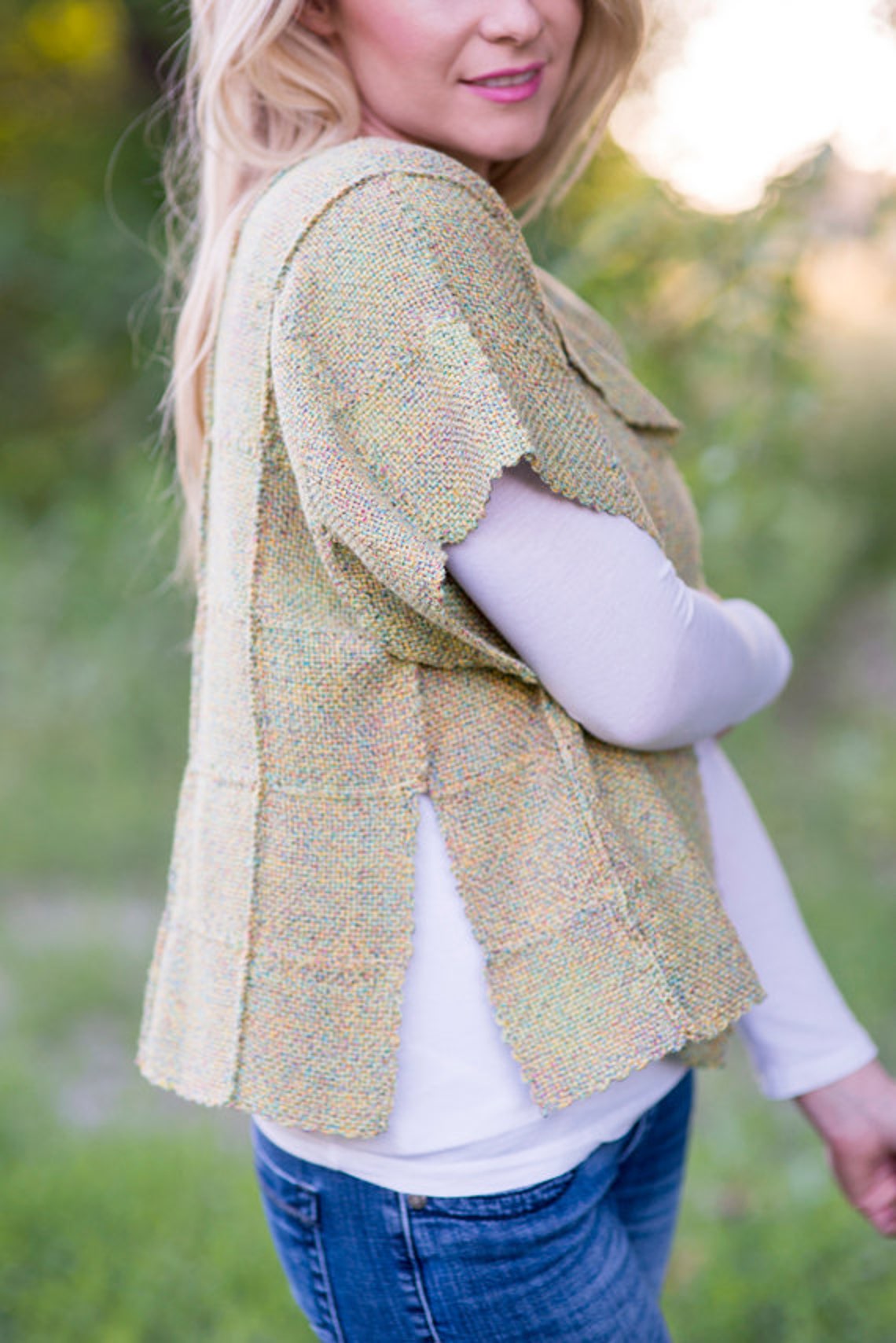 Spring Jacket PDF Weaving Pattern for Pin or Zoom Loom Instant - Etsy