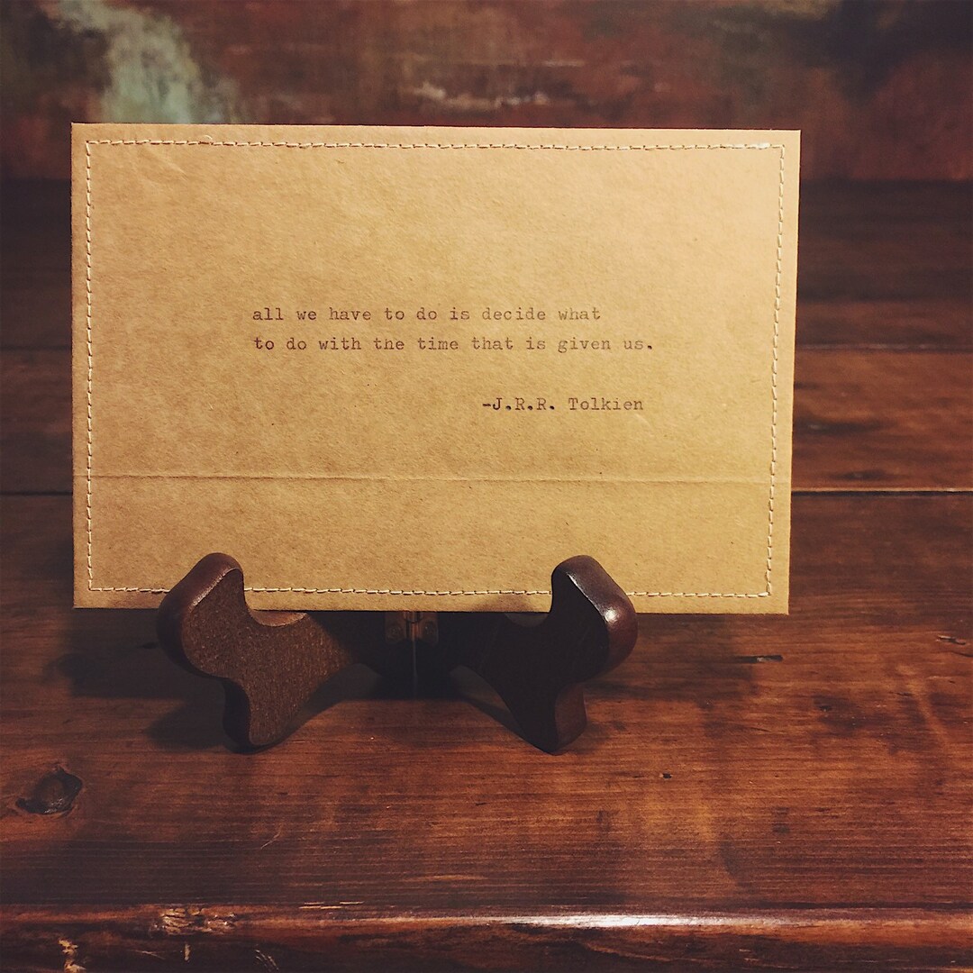 Time Tolkien Postcard - Etsy