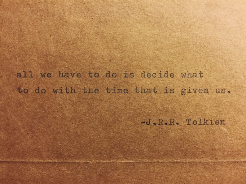 Time Tolkien Postcard - Etsy