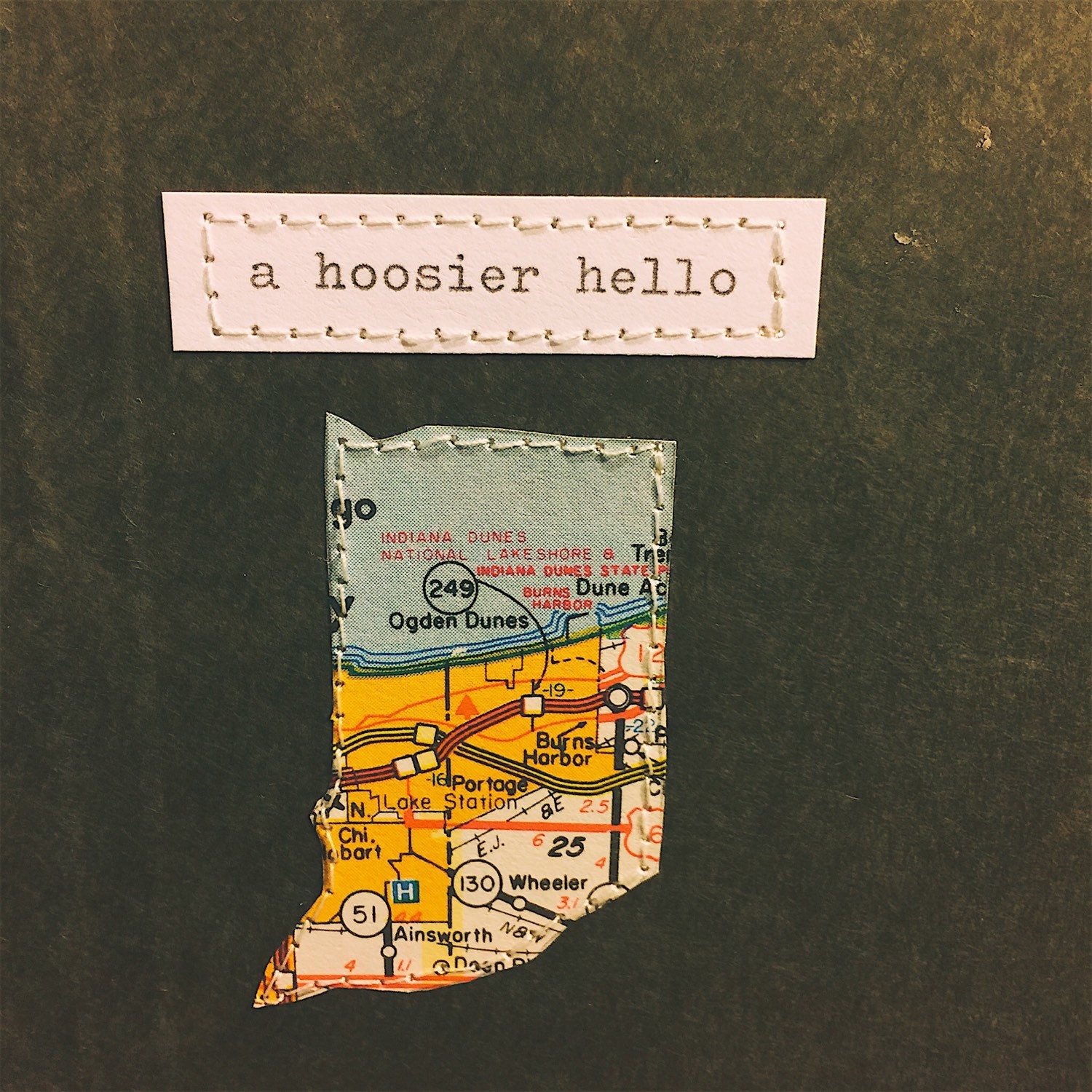 Indiana Greeting Card - Etsy