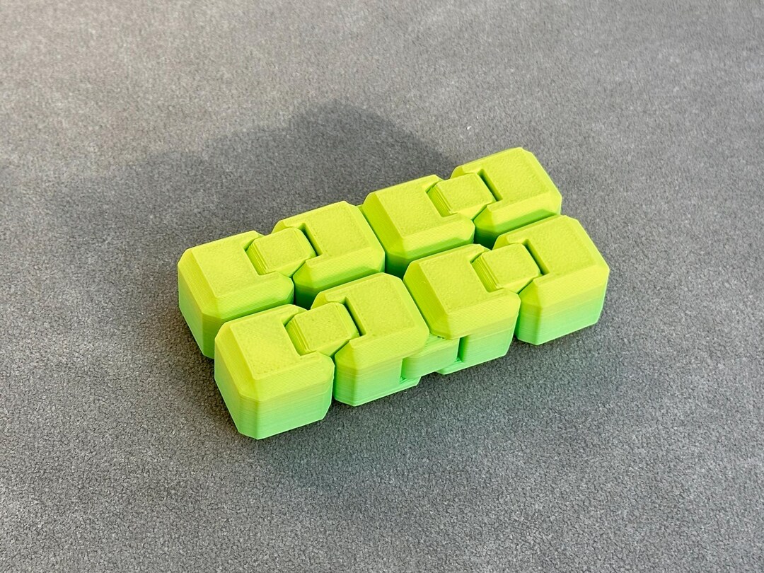 Printed-in-place Infinite Flip Cube – 3D Printed Fidget Toy - Etsy