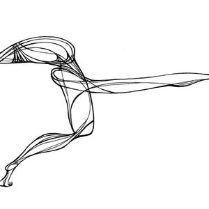Extended Leg | Yoga Pose | Downloadable Design for Decor and Meditation ...