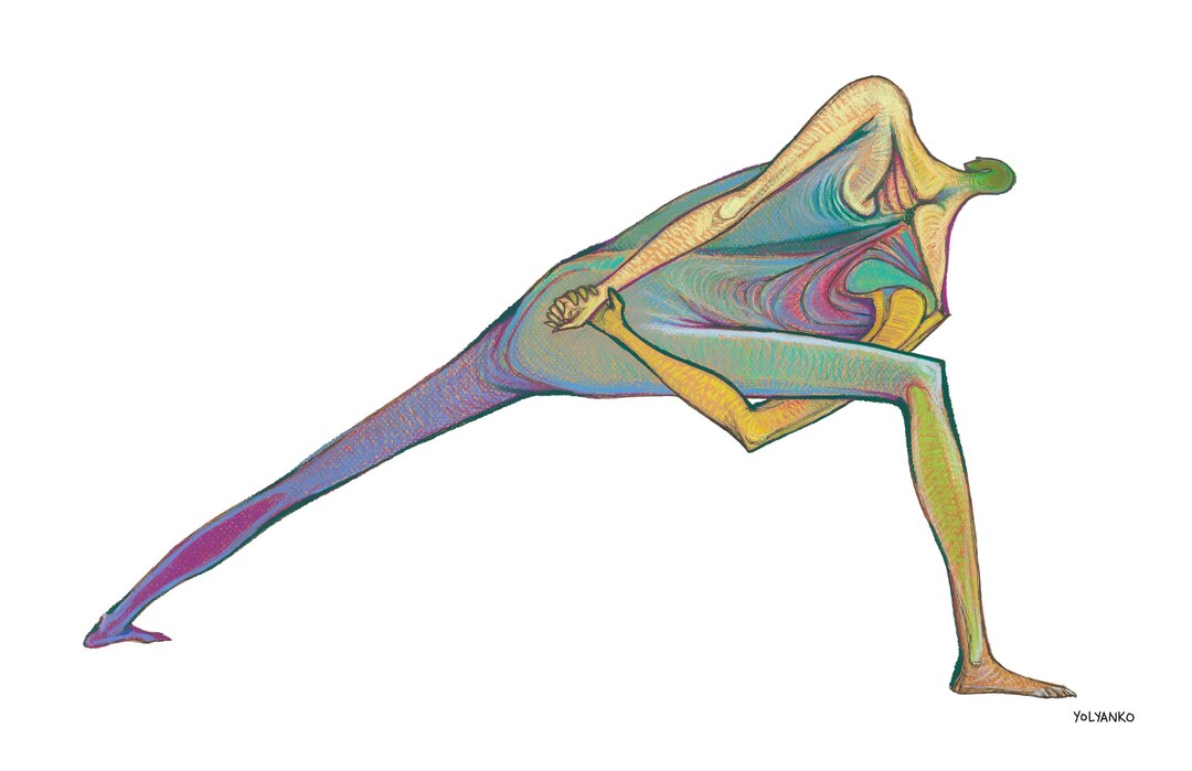 Twist, Bound Extended Side Angle Pose | Baddha Utthita Parshva Konasana ...