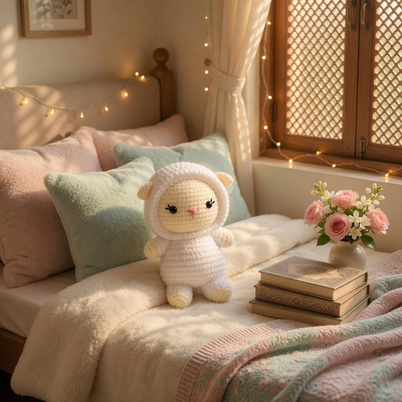 Crochet Lamb Pattern PDF, Amigurumi Sheep Plush Pattern, Cute Lamb Doll ...