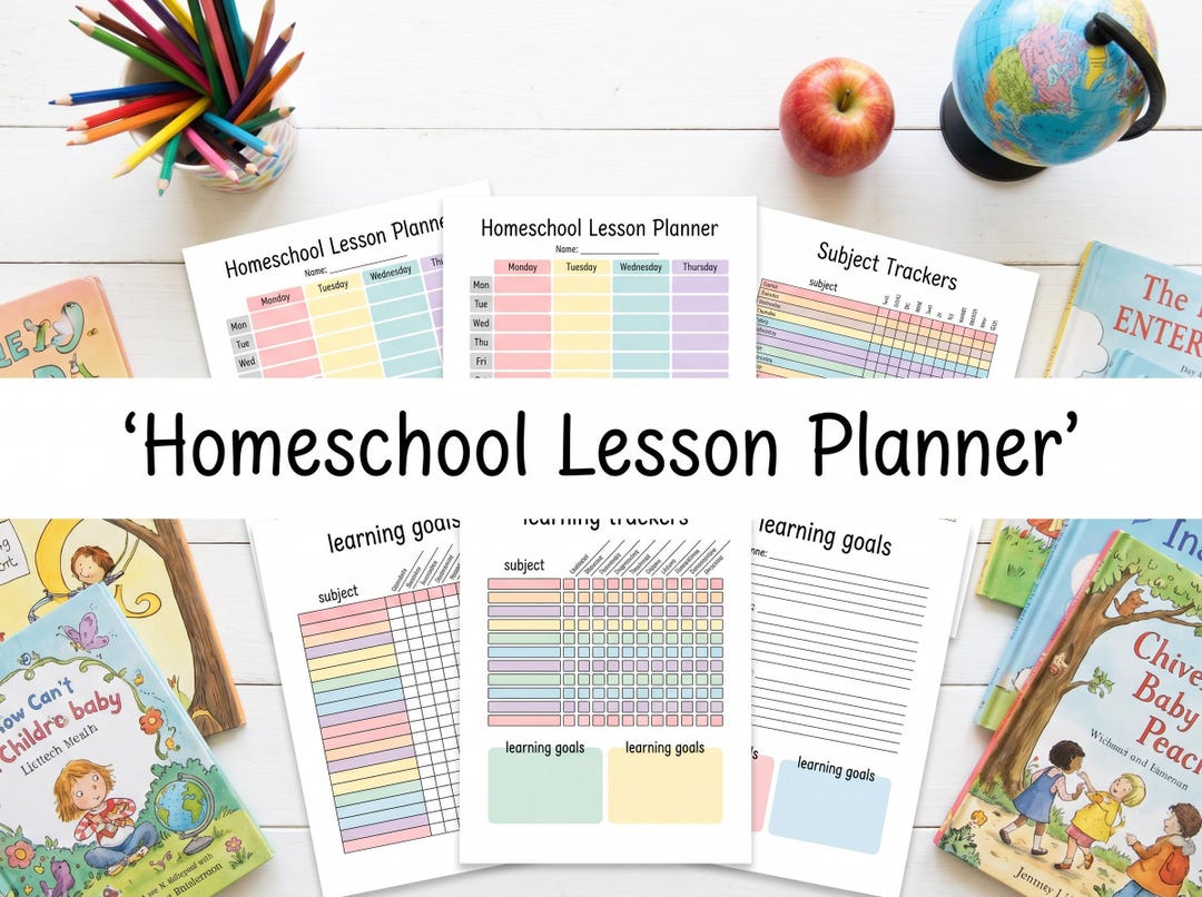 Homeschool Lesson Planner Printable | Homeschool Curriculum Planner ...