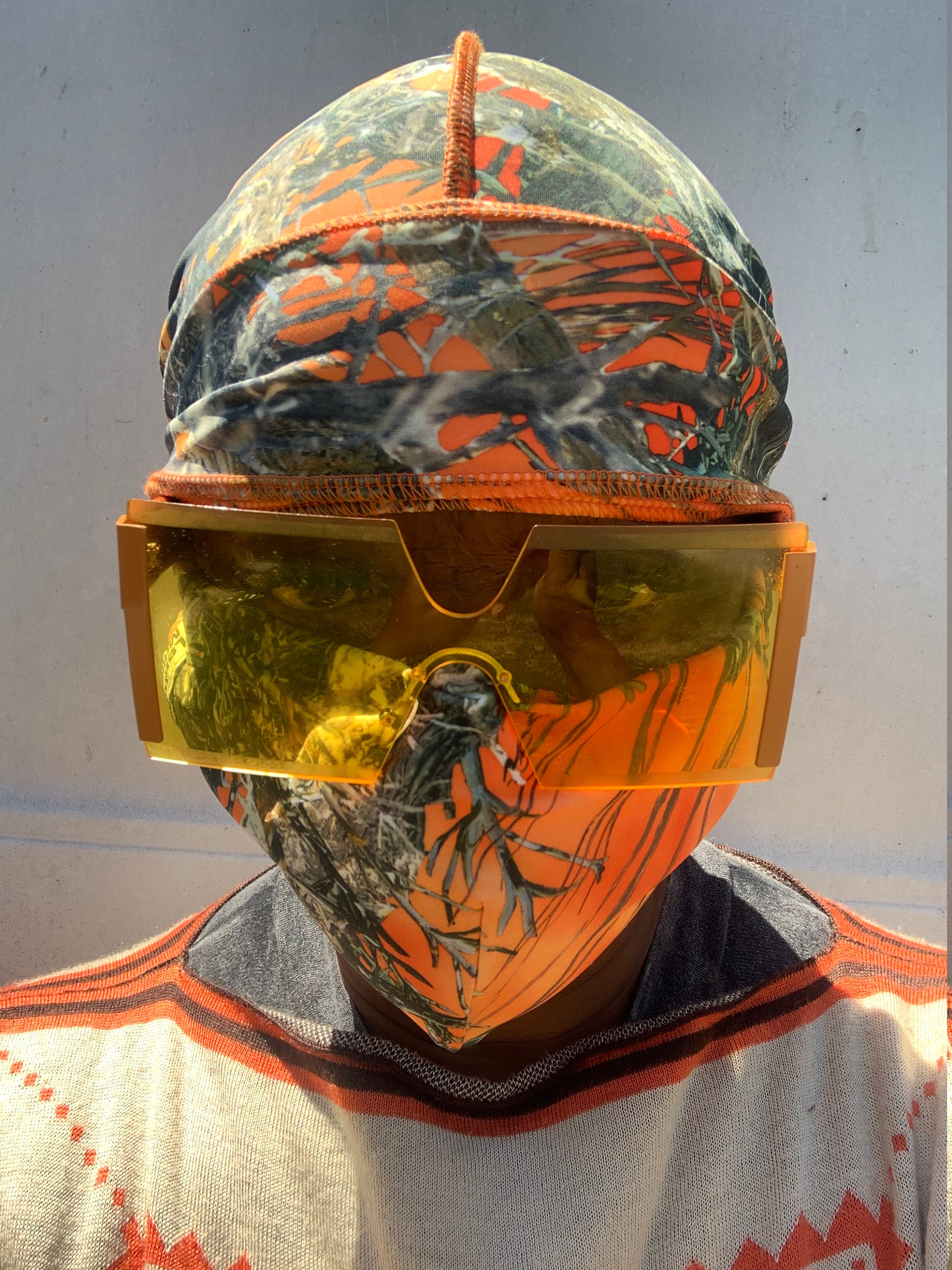 True Timber Orange Camo Durag and Mask - Etsy