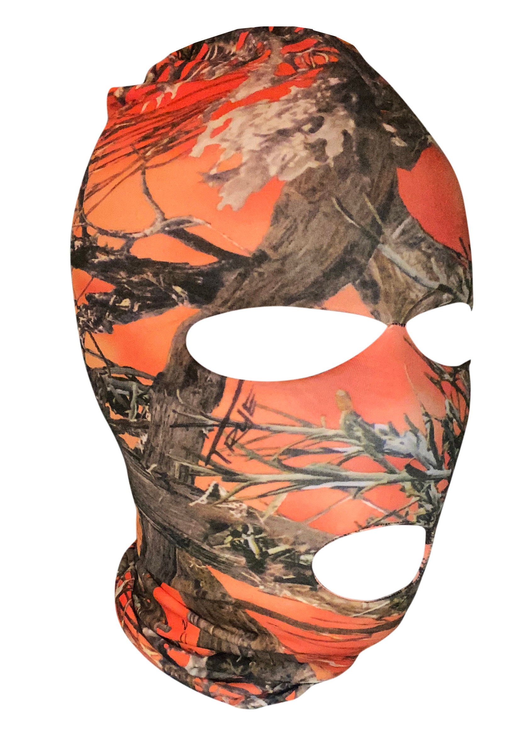 Ski Mask Money Orange Camo 3 Hole Ski Mask True Timber - Etsy Australia