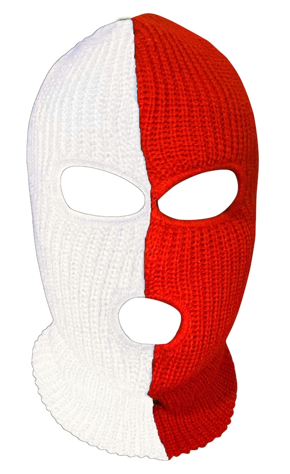 Red And White Mask