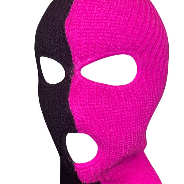 Neon Pink Mask - Etsy