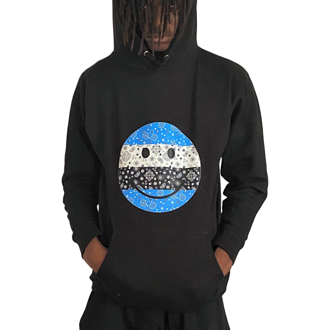 Bandana Smiley Face Hoodie- Lemonade Millionaires - Etsy