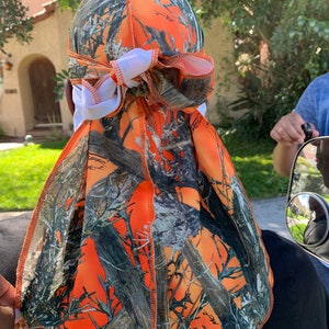 Du-rag Wave Cap True Timber Orange Camo Do-rag - Etsy