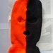 Ski Mask Halloween, Bengals Two Tone 3 Holes Orange and Black - Etsy