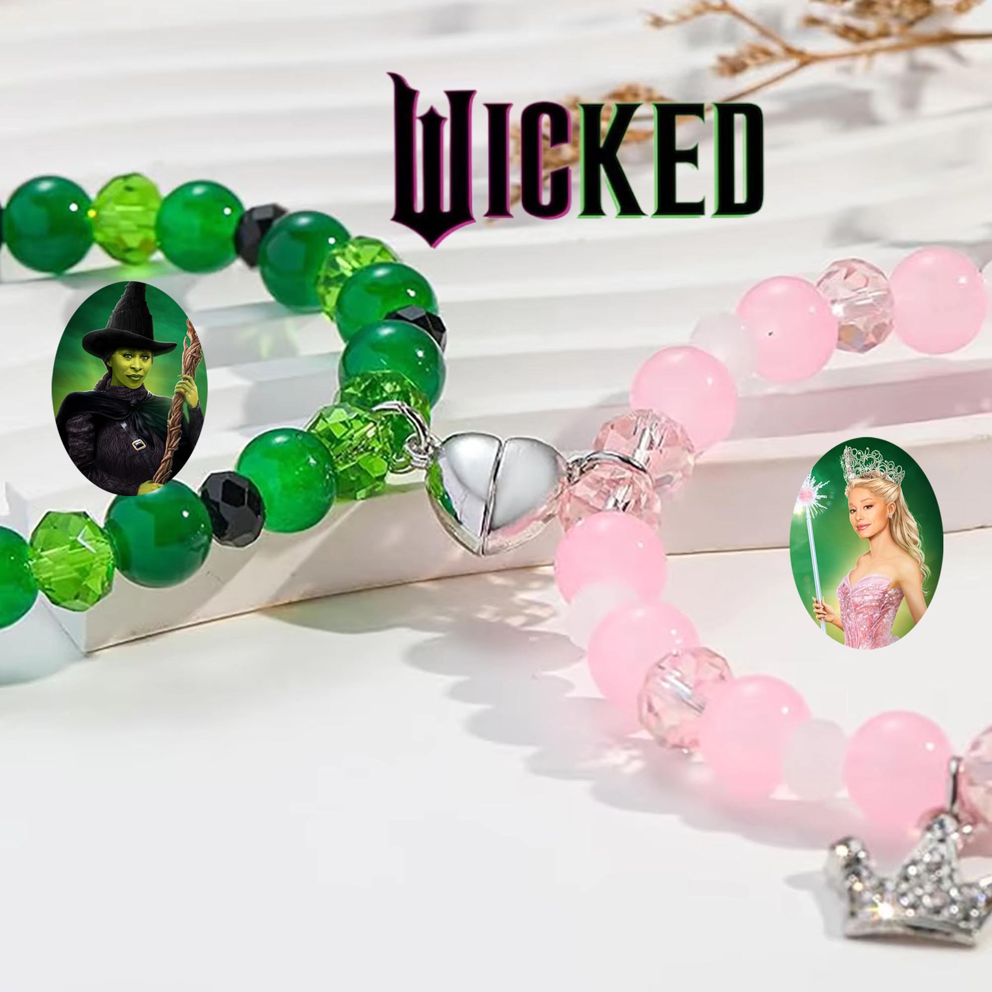 1 Pair Wicked Inspired Friendship Bracelets, Wicked Themed Bracelets ...