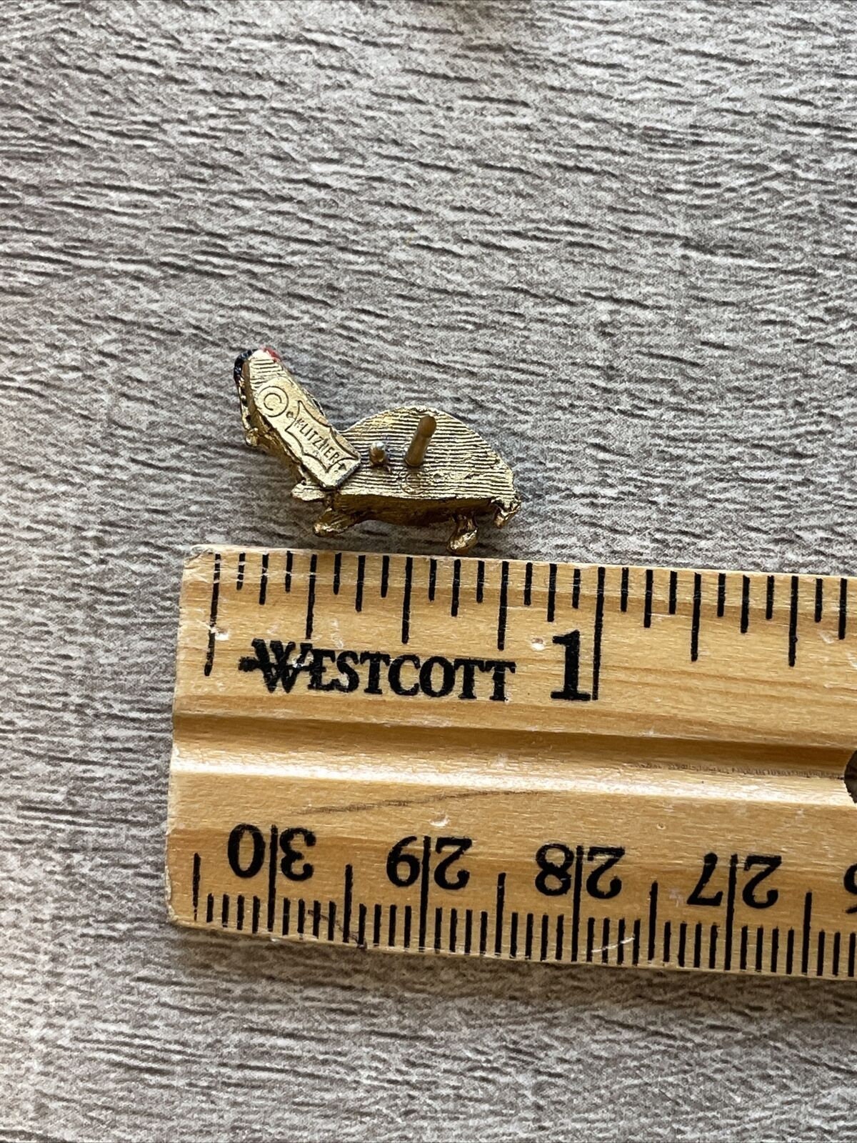 Freemason Masonic Gold Tone Litzner Turtle Pin Vintage - Etsy